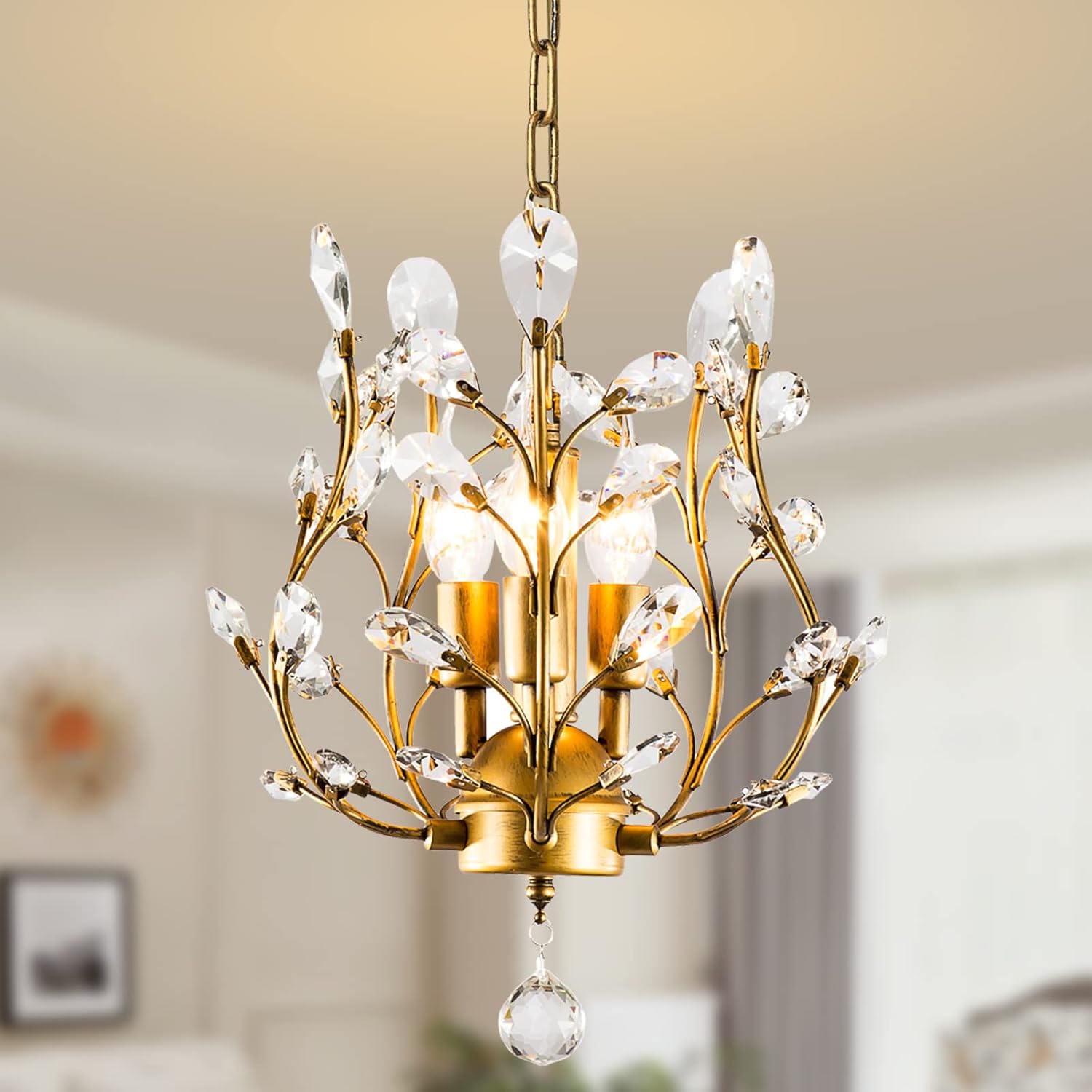 Candelabru Bagga Gold 3 becuri * HappyLight.ro